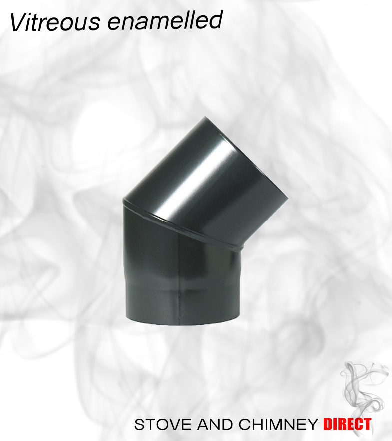 6 Inch Vitreous Enamel 45 deg elbow